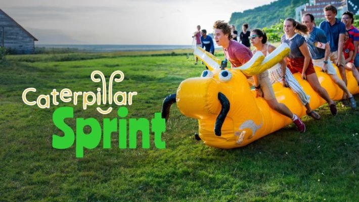 Caterpillar Inflatable Team Racing Game 5m - India's Largest Adventure ...